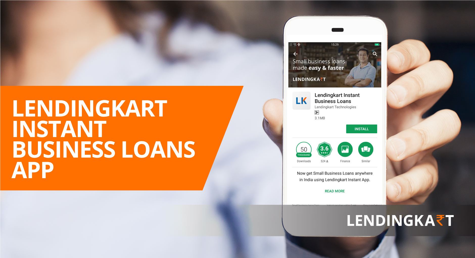 Instant Business Loans: Download the Lendingkart App