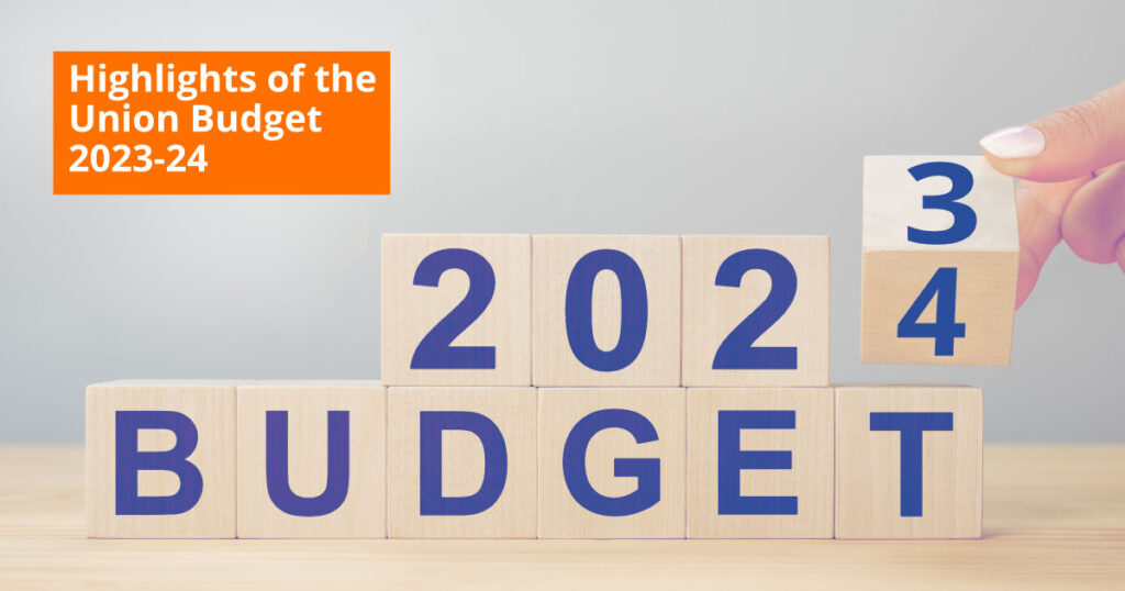 Highlights of the Union Budget 2023-24 - Key Points, Important Points