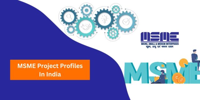 Top MSME Project Profiles for Entrepreneurs in India